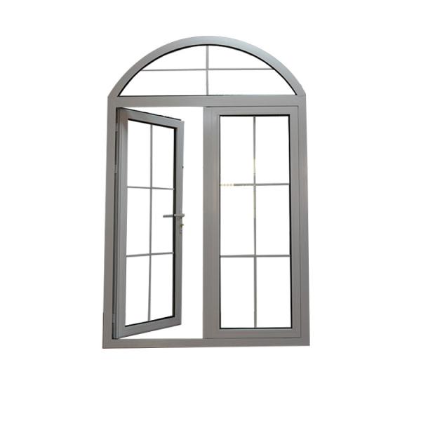 Quality 2.0mm Profile Double Tempered Glass Aluminiumfrench Doors For Heat Insulation for sale