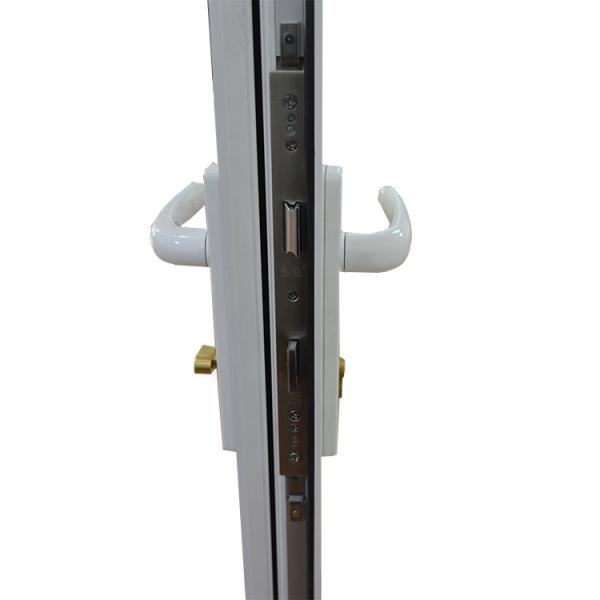 Quality 2.0mm Profile Double Tempered Glass Aluminiumfrench Doors For Heat Insulation for sale