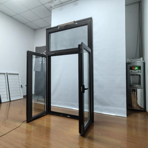 Quality Waterproof Soundproof Aluminum Door Pivot Hinge Double Hinged Aluminium Doors for sale