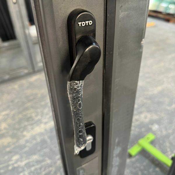 Quality Curved Thermal Break Aluminum Folding Door Good Sealing for sale