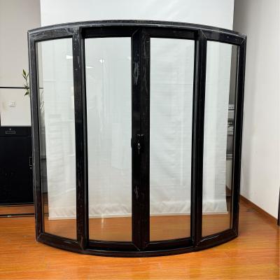 China Op maat gemaakte glazen schuifdeuren met dubbelgehard glas voor het splitsen van balkons for sale