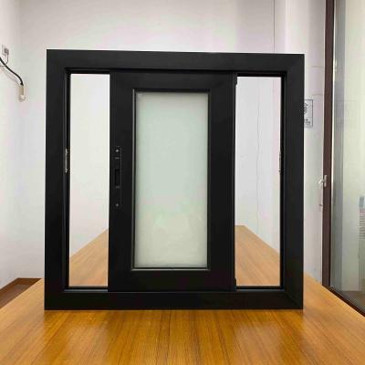 중국 맞춤형 알루미늄 슬라이딩 창문 (이중 유리 및 방충망 포함) 판매용