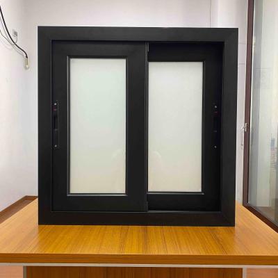 China Double Glaze Glass Op maat gemaakt aluminium venster geglazuurd glazen haak slot for sale