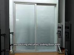 Dubbelgehard PVC-schuifdeuren aanpasbare PVC-schuifdeuren weerbestendige