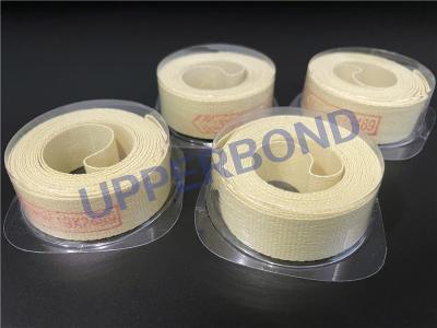 China High Strength Cigarette Making Machine Full Coated Garniture Tape Yellow Tape 0.5mm for sale
