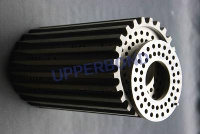 中国 フィルター機械に棒を移す空気配分の版が付いているドラムを受け取る表面によって増強される切口のタバコ棒 販売のため