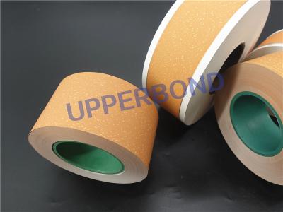 China Yellow Cork Printing 52mm Width Tipping Paper For Cigarettes Production for sale