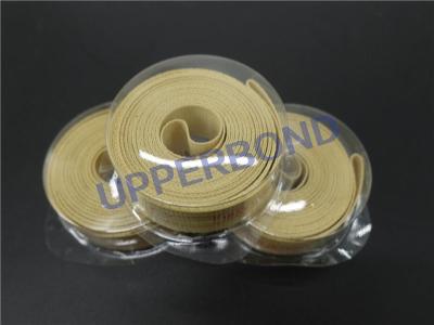 China Aramid Fiber MK8 Cigarette Machine Parts Conveyor Belt Yellow Garniture Tape for sale