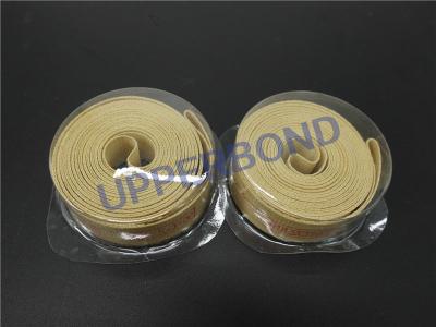 China Aramid Fiber MK8 Cigarette Machine Parts Conveyor Belt Yellow Garniture Tape for sale