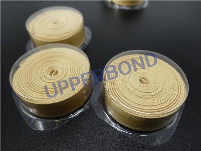 China Customized Format Yellow Garniture Tape For MK8 MK9 Cigarette Machine for sale