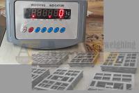 China Wireless Weighing Indicator Plastic Housing 6 Digit 20mm LED Display Platform Scale for sale