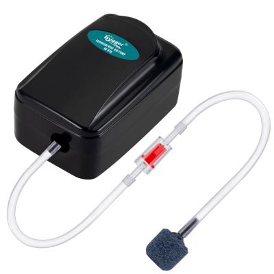 China Hygger wall aquarium Mini Aquarium Air Pump Kit Small Fish Tank Air Pump 1W for Fish Bowl with Air Tube Bubbler Stone for sale