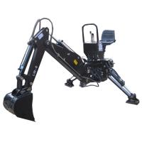 China 520kg 3 Point Tractor Pull Behind Backhoe 80hp Hydraulic Pump Digging Depth 2250mm for sale