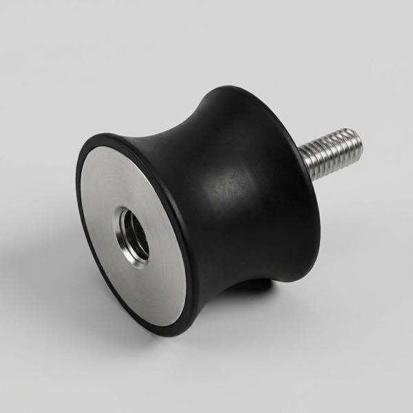 Quality Hoan JRD-Type Double Male Threaded Rubber Vibration Isolators Cylindrical Rubber Mounts for sale