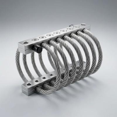 China JGX-0648D-56A Stainless Steel Wire Rope Vibration Isolator Inter-Strand Micro-Friction Damping for Seismic Protection for sale