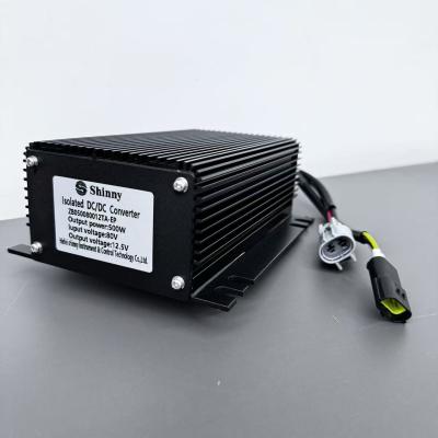 China EP Forklift Bidirectional DC DC Converter 80V To 12.5V 500W 12vdc to 24vdc for sale