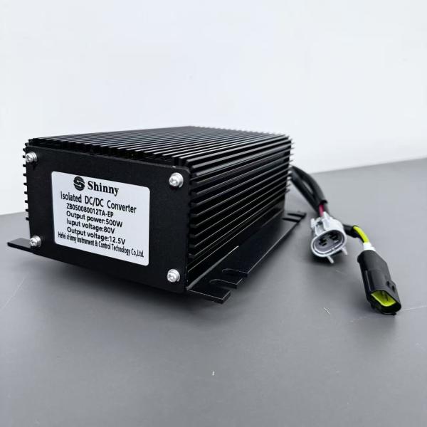 Quality EP Forklift Bidirectional DC DC Converter 80V To 12.5V 500W 12vdc to 24vdc for sale