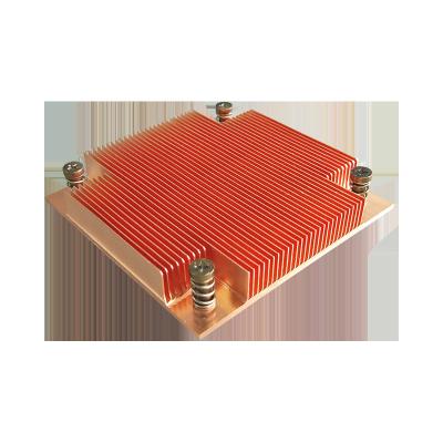 China Skivied Copper & CNC Processing Heatsink for sale