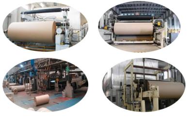 Cina linea di produzione della macchina di fabbricazione di carta di Testliner del cartone del contenitore di cartone di grande capacità in vendita