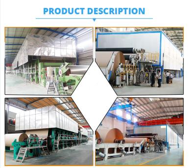 Cina linea di produzione della macchina di fabbricazione di carta di Testliner del cartone del contenitore di cartone di grande capacità in vendita