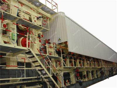 China Recycled Kraft Paper Making Machinery Wood Pulp 600m/Min 4800mm for sale