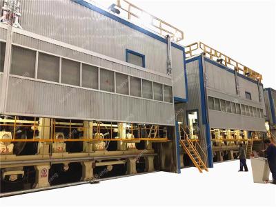 China Gemengde Pulp80m/min 2100m Fluting Papiermachine Te koop