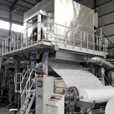 Cina 1450mm Large Tissue Paper Machine Jumbo Rolls Virgin Production Line in vendita