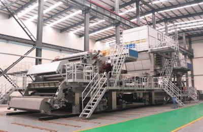 Cina 1450mm Large Tissue Paper Machine Jumbo Rolls Virgin Production Line in vendita