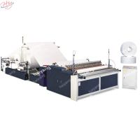 China Automatic Full Embossing Tissue Toilet Paper Machine Rewinding Machine with Core or Coreless for sale