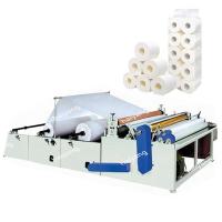 China Fully Automatic Rewinding Machine for Toilet Tissue Paper Roll for sale