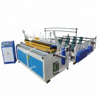 China Fully Automatic Rewinding Machine for Toilet Tissue Paper Roll for sale