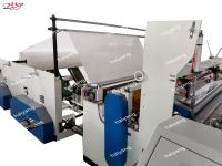 China Fully Automatic Rewinding Machine for Toilet Tissue Paper Roll for sale
