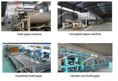 China A papelada que recicla preços Brown da máquina encaderna o produto do papel de embalagem que faz a linha de produção da maquinaria à venda