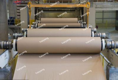 China A papelada que recicla preços Brown da máquina encaderna o produto do papel de embalagem que faz a linha de produção da maquinaria à venda