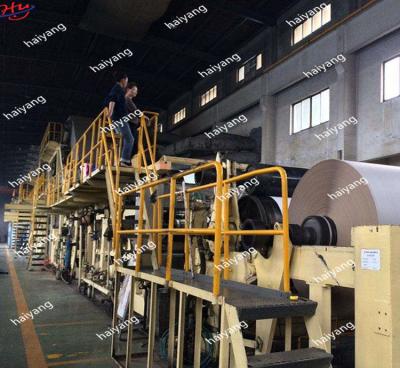 China Document machinefourdrinier Kraftpapier plooide fluting wit hoogste duplexraadsdocument Makend Machine Te koop