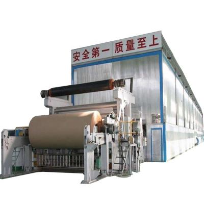 China Document machinefourdrinier Kraftpapier plooide fluting wit hoogste duplexraadsdocument Makend Machine Te koop