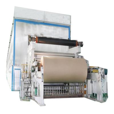 Cina Fabbricazione di piatto ondulata di carta kraft riciclando macchina 300g/㎡ in vendita