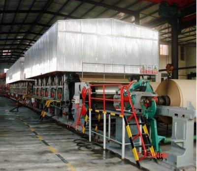 Китай 100m/Min Kraft Paper Making Machinery 3400mm 50T/D For Fluting продается
