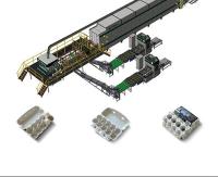 China Recycled Paper Pulp Egg Packaging Machine 53.7KW Egg Tray Machine for sale