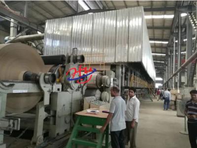 中国 2800mmの交流クラフト紙機械テストはさみ金は段ボール紙の作成機械を 販売のため