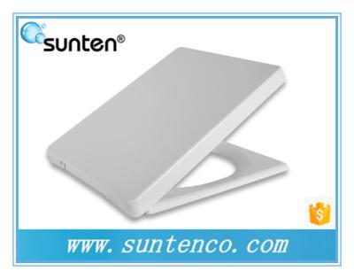 China Xiamen White Urea Square Toilet Seat, Soft Close Urea Square Toilet Seat for sale