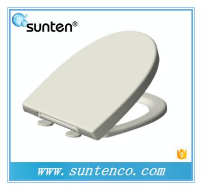 China Xiamen White Sanitary Ware Oval Soft Close Toilet Seat Supplier for sale