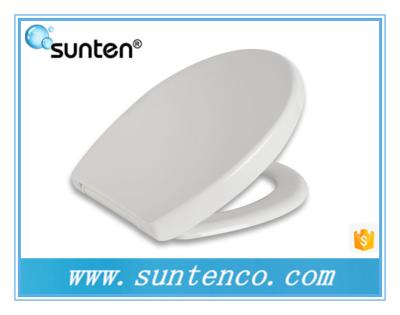 China Sunten hot selling round UF toilet seat, one button quick release toilet seat for sale