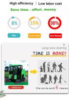China DQS19C Full-Closed Automatic Floor Sweeper for Environmental Cleaning Efficiency for sale