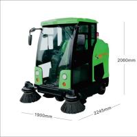 China 1900 mm Cleaning Width Half-Closed Automatic Floor Sweeper for Environmental Products for sale