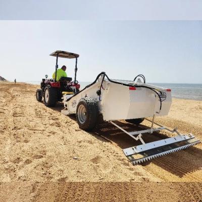 中国 20000~30000m'/h の作業効率を備えた トラクター駆動のビーチクリーニングマシン 販売のため