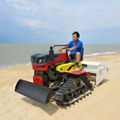 China Tractor Skid Steer Attachments Sand Beach Cleaner with Alkaline Cleaning Process for sale