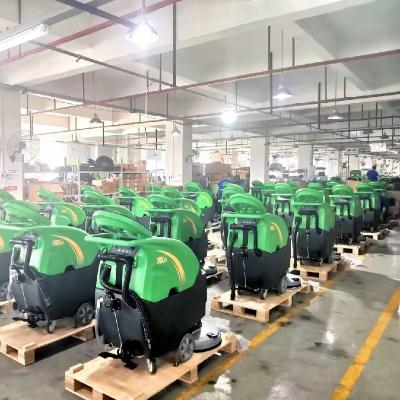 Cina Macchina elettrica per la pulizia dei magazzini a doppia spazzola con asciugatrice di pavimenti in vendita
