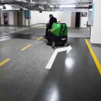 China Cold Water Cleaning Process Ride-on Industrial Road Sweeper Machine with Performance for sale