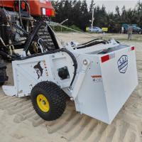 China Industrial Sand Beach Cleaning Tractor Mounted Hydraulically Controlled Vibrating Screen for sale